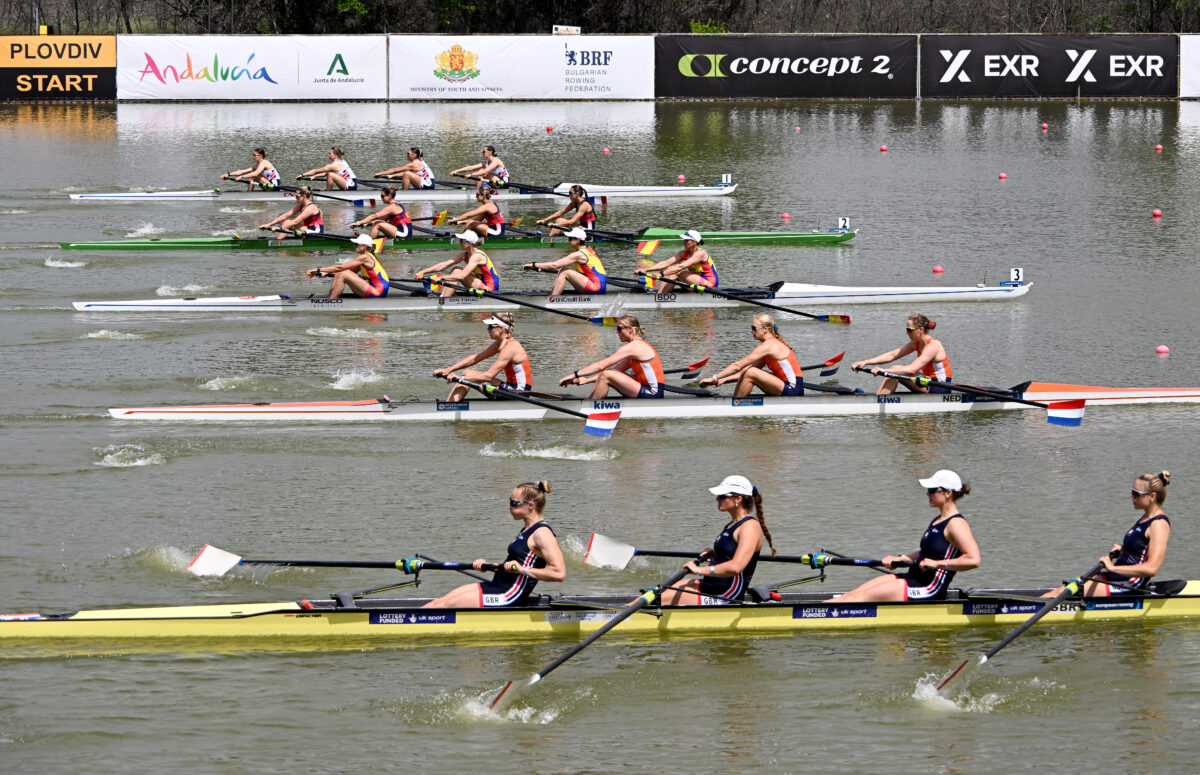 Day One racing at the 2025 European Rowing Championships in Plovdiv ...