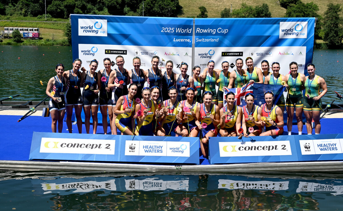 Day Three Podiums at the 2025 World Rowing Cup Lucerne in Lucerne ...