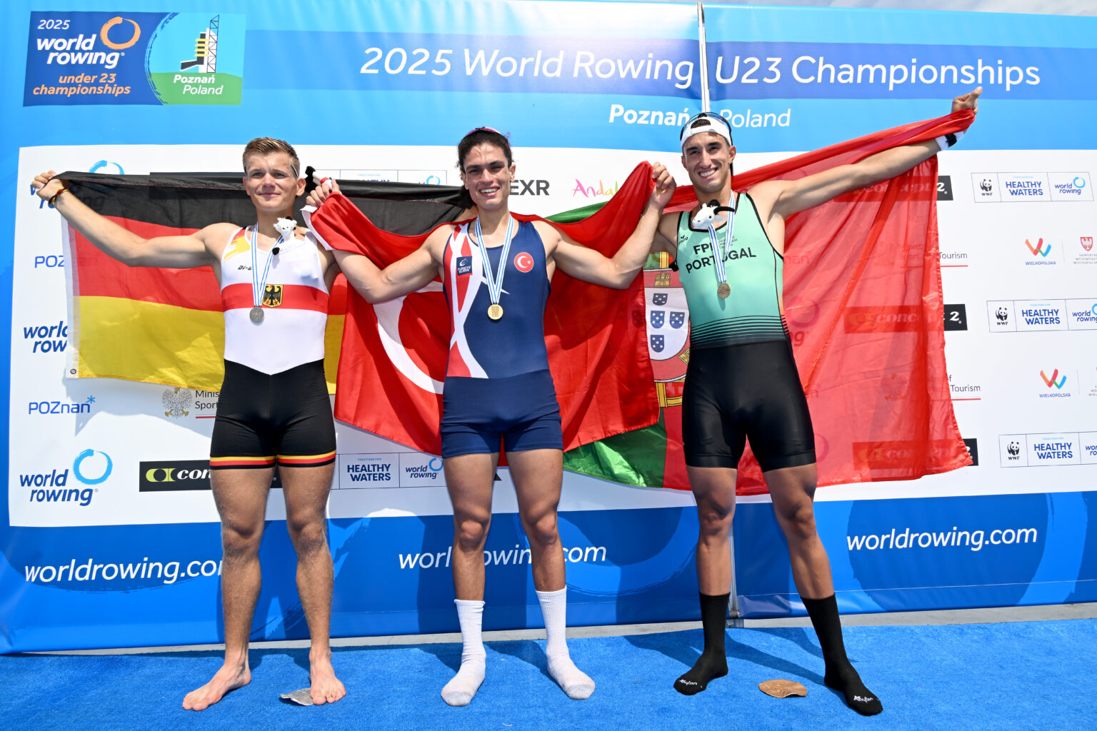 Day Five Podiums at the 2025 World Rowing Under 23 Championships in Poznan, Poland - World Rowing
